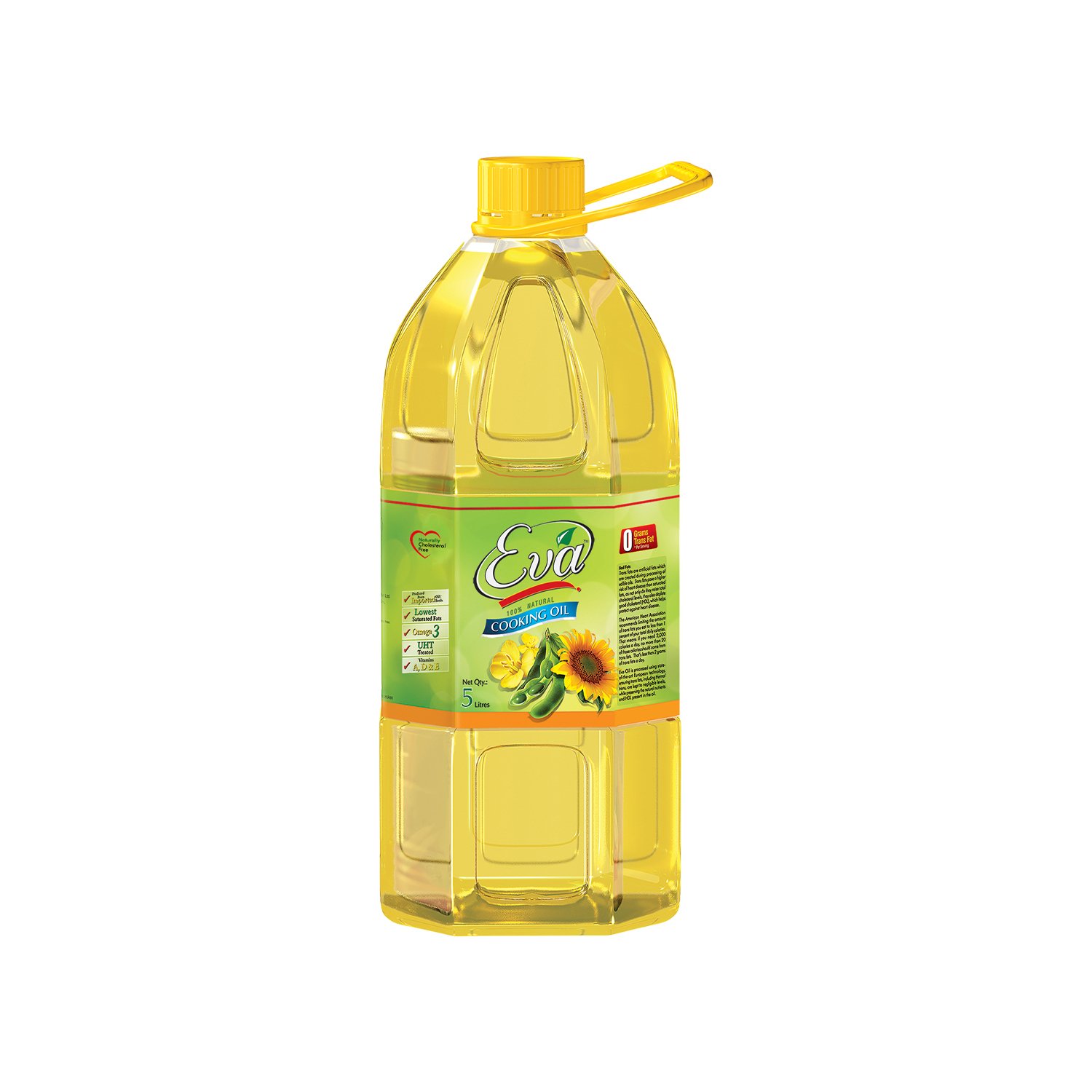 Edible Oil Bottle Eva Cooking Oil 5 Litre Pet Bottle – Eva Mart