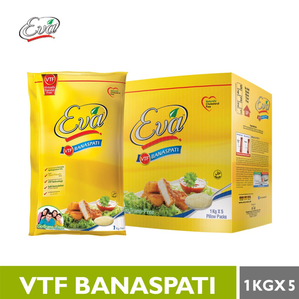 EVA VTF Banaspati 1 Kg X 4 tin – Easy Open Pack – Eva Mart